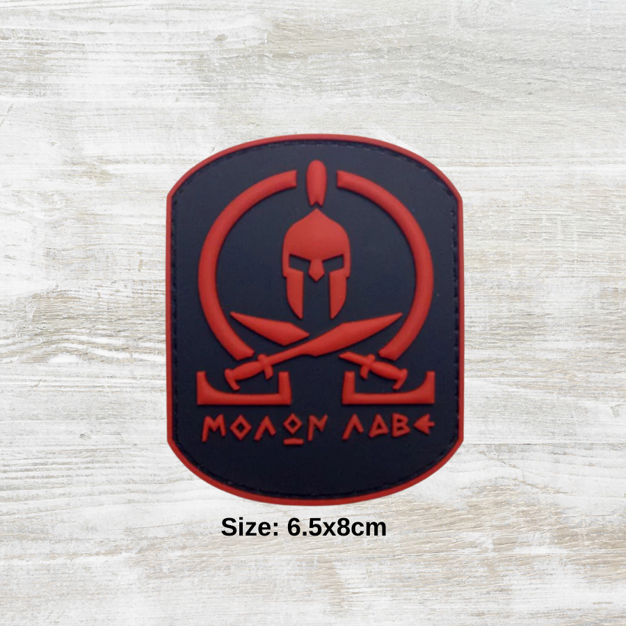 Molon Labe PVC Velcro Patch – Meniacc