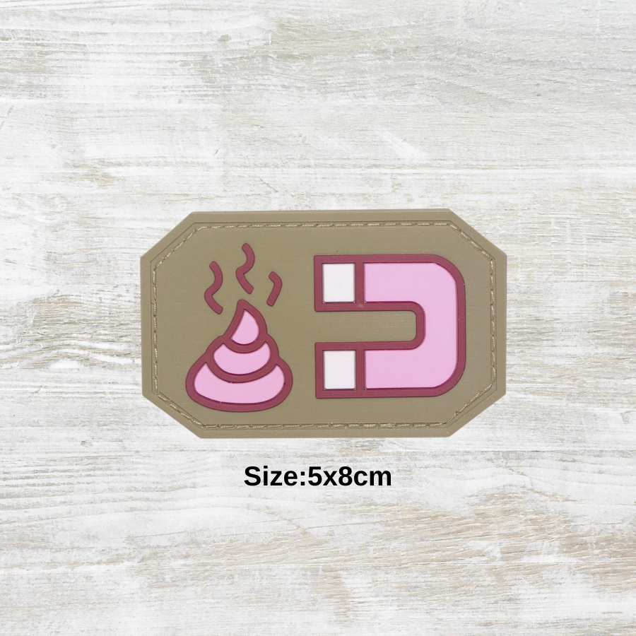 Shit Magnet Velcro Patch – Meniacc