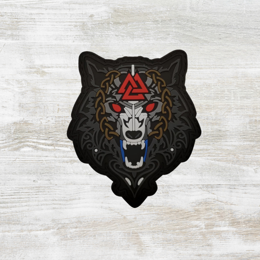 Wolf Norse/Cthulhu PVC Velcro Patch – Meniacc