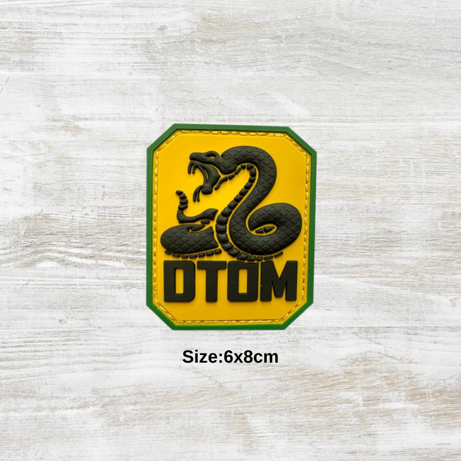 DTOM PVC Velcro Patch – Meniacc