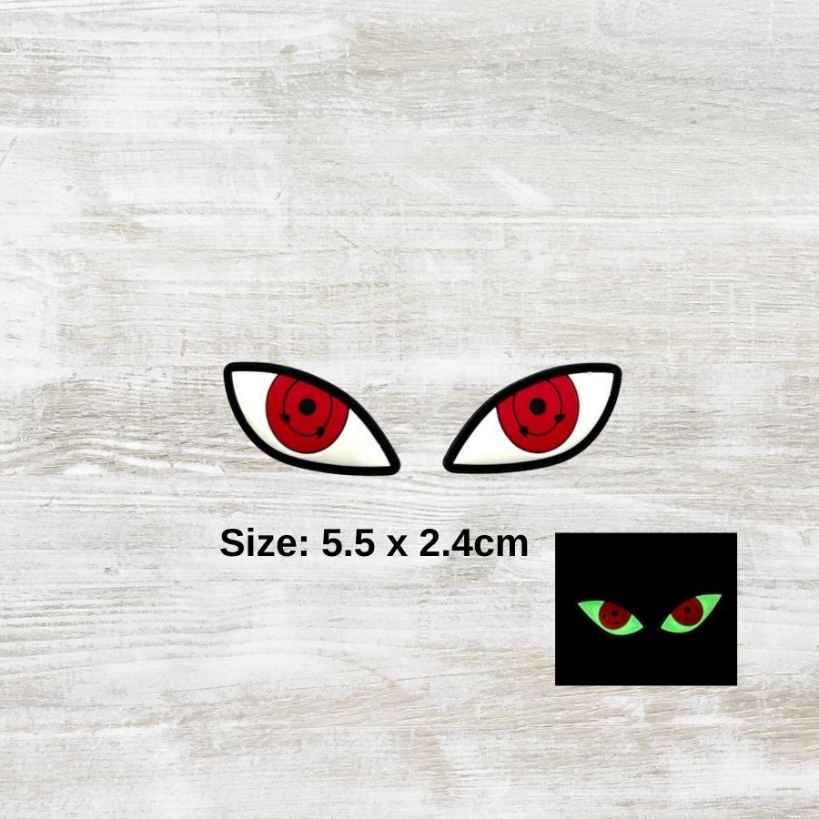 Sharingan Eye PVC Velcro Patch – Meniacc