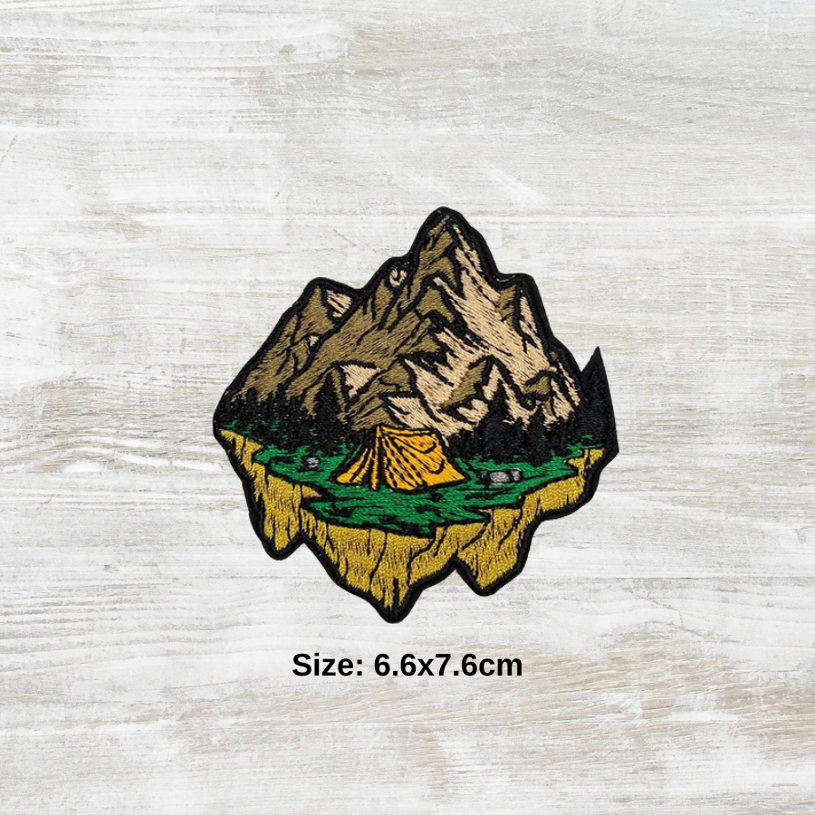 Mountain Scenery/Boot Scenery Embroidered Velcro Patch – Meniacc