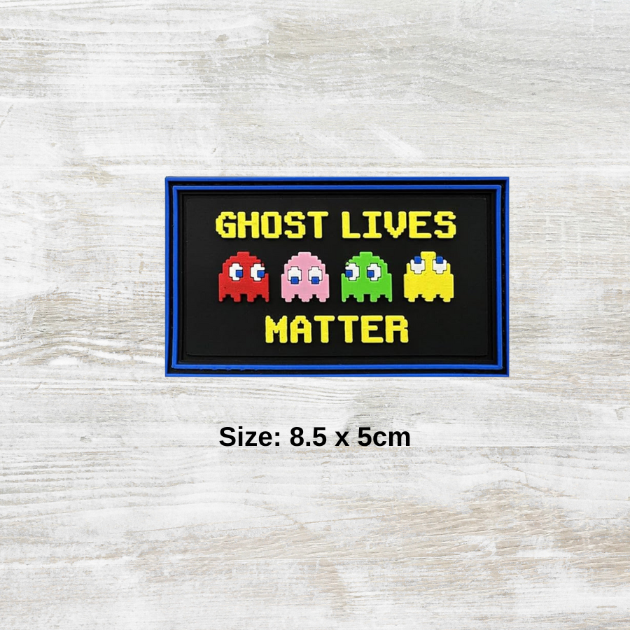 Ghost Lives Matter PVC Velcro Patch – Meniacc