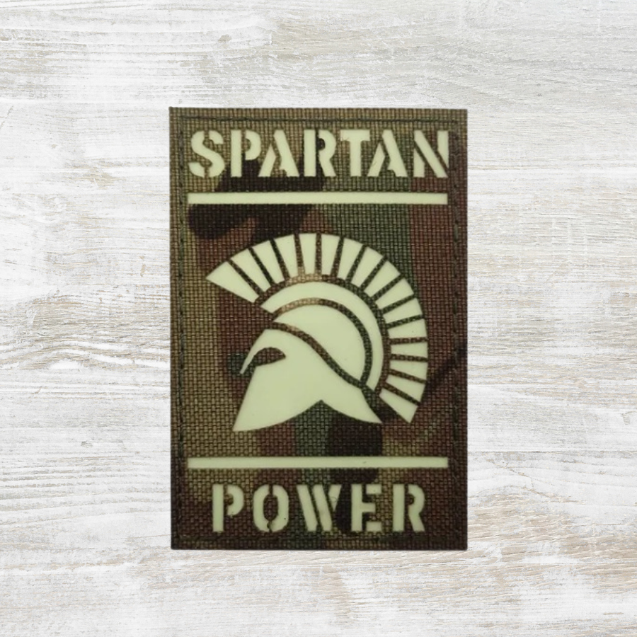 Luminous Spartan Power Velcro Patch – Meniacc